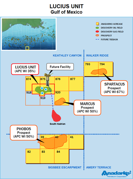 Anadarko Announces Lucius Unitization | Rigzone