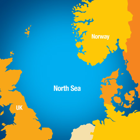 Where Is The North Sea Located On A World Map - United States Map